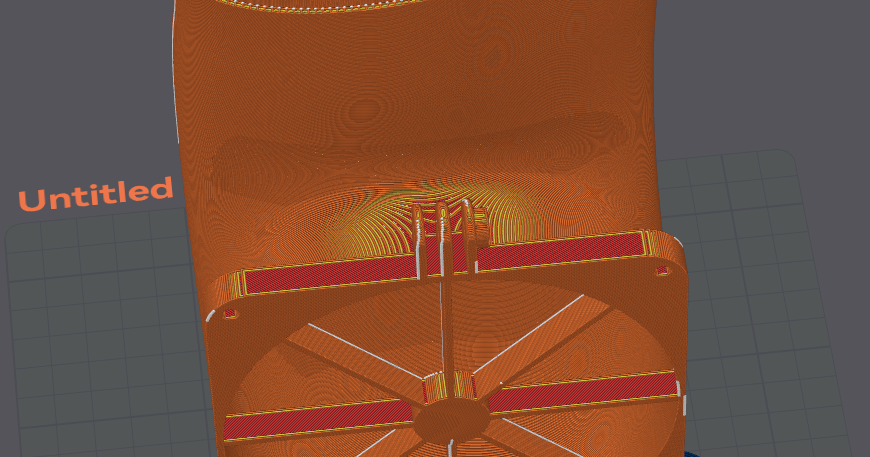 Wind Sim Shroud for 120mm fan with GoPro Mount for rotation by ...