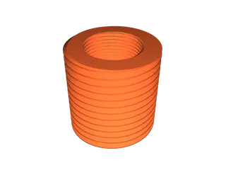 Threaded cup by I_nuw_3d_pwinting | Download free STL model ...