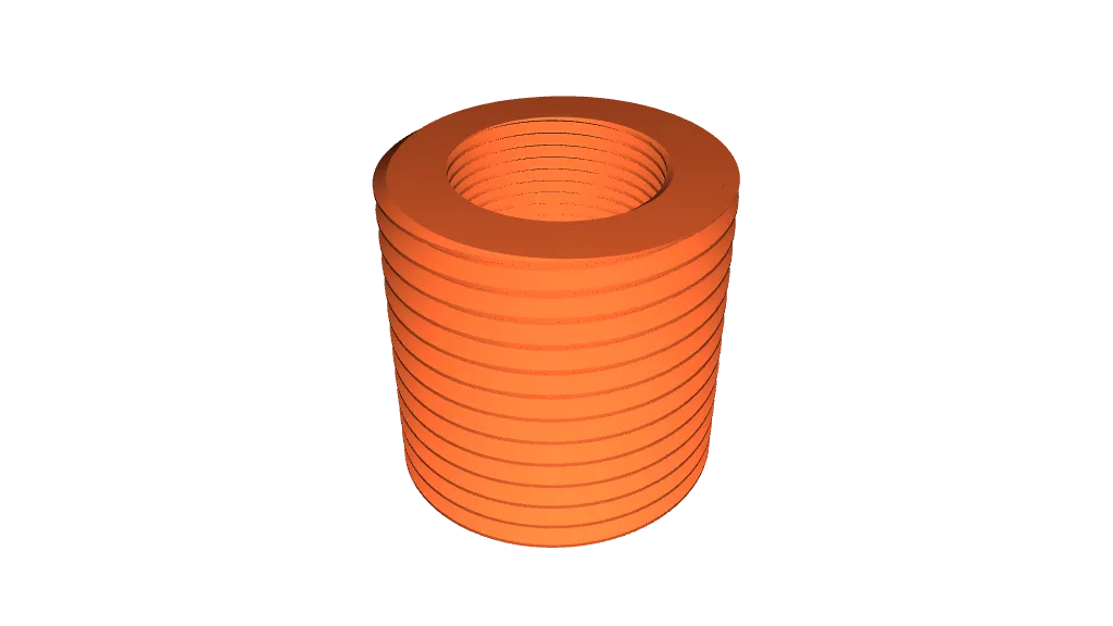 Threaded cup by I_nuw_3d_pwinting | Download free STL model ...