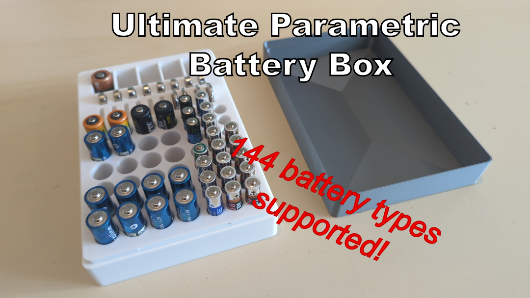 The Ultimate Parametric Battery Box by MechaRaptor | Download free STL ...