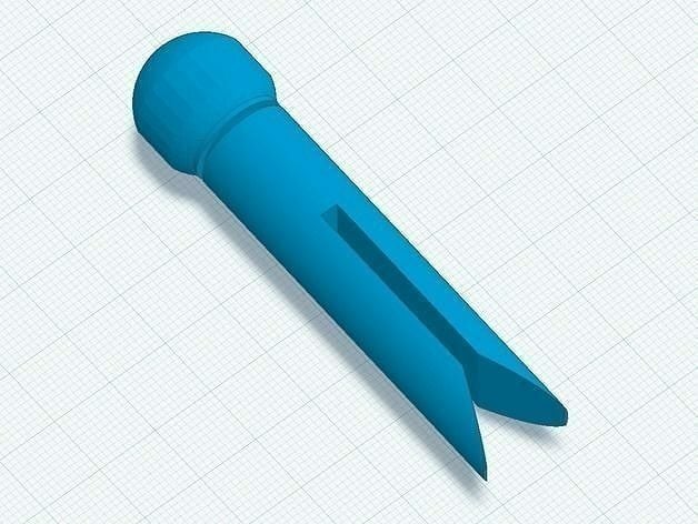 Old School clothes pin by B&B TECH | Download free STL model ...