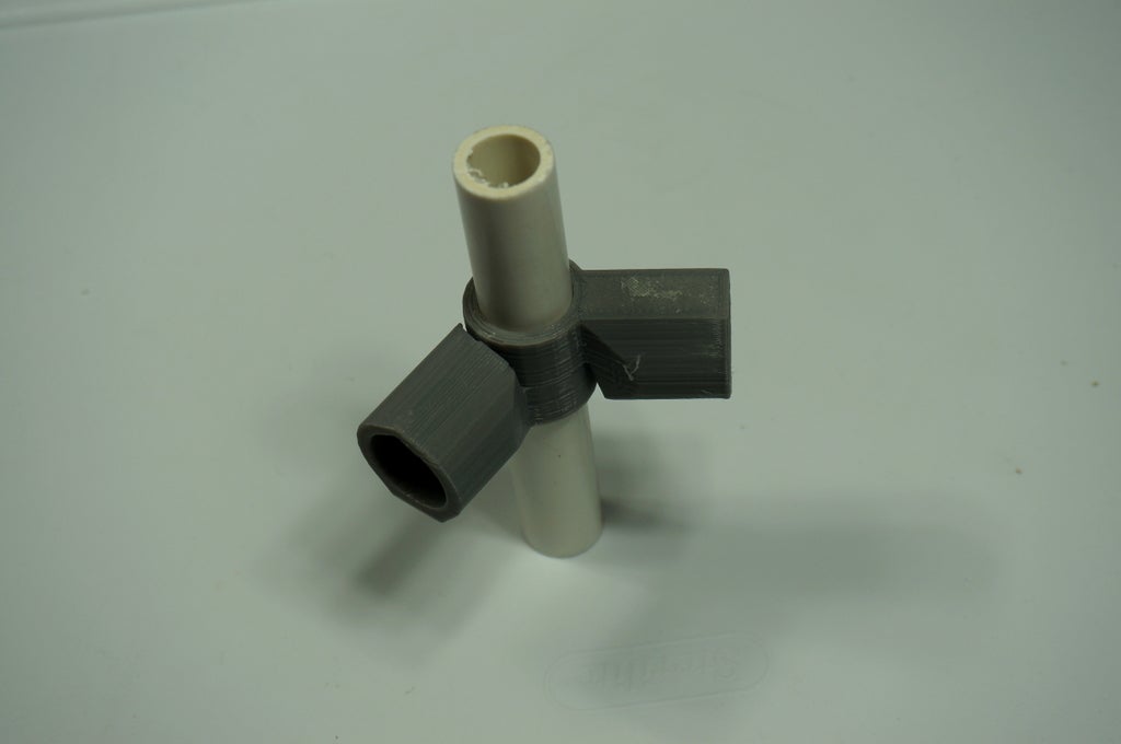 Adjustable Angle 3-Way Elbow, 1/2 Inch PVC Pipe Fitting Series # ...