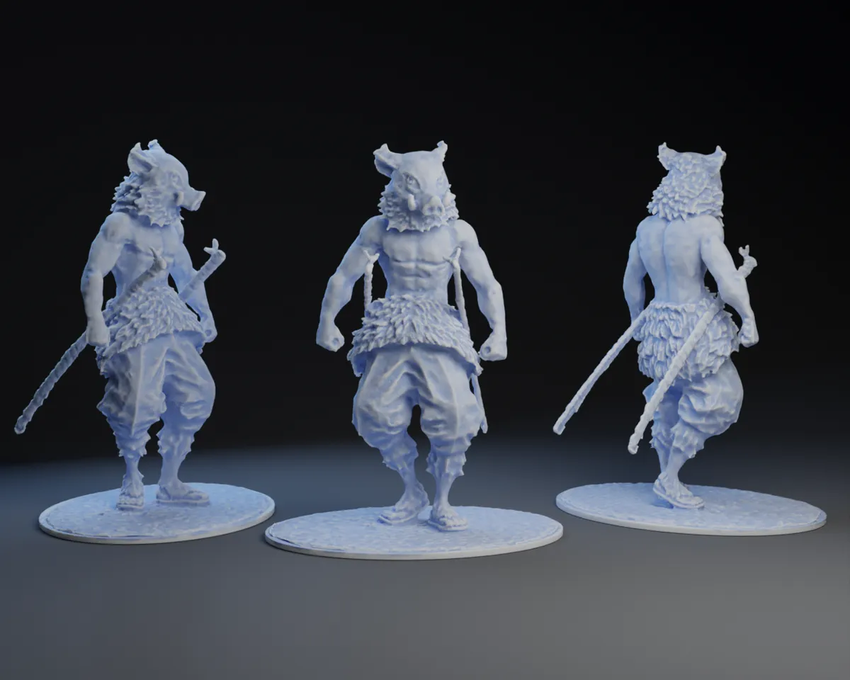 Inosuke Hashibira by Peter Farell | Download free STL model ...