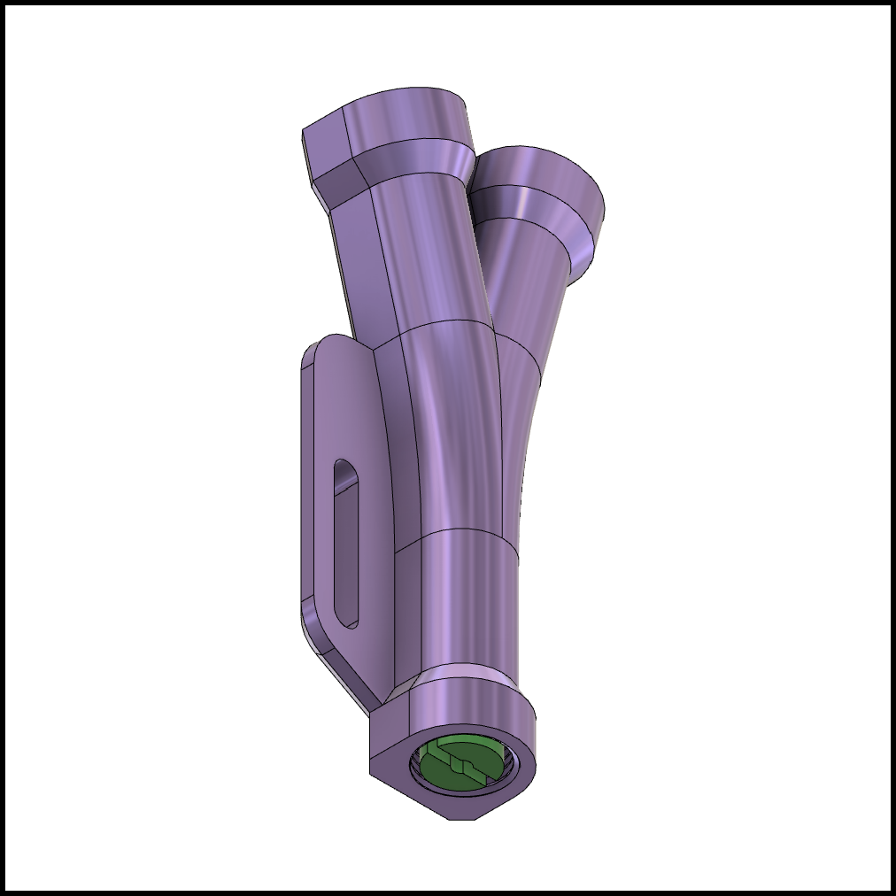 Bambu AMS No-Catch Y-Splitter PC4-M10 by Ed Johnson | Download free STL model | Printables.com