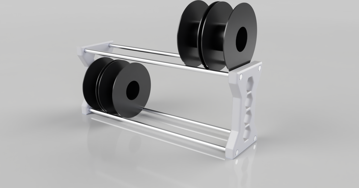 Filament Storage Rack, Step included by Bertoo1337 | Download free STL ...