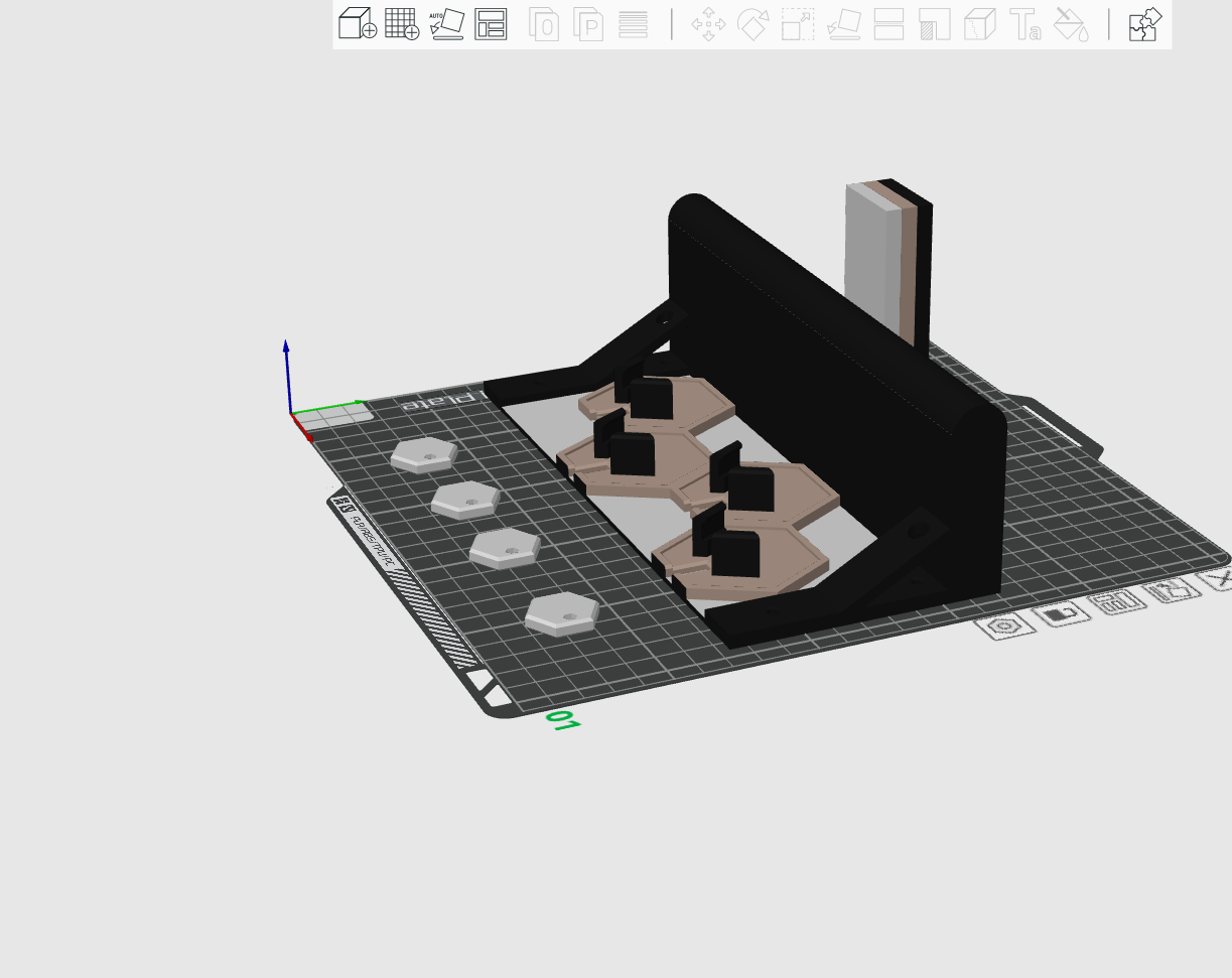 Hex Key Holder with Shelf by Its_Just_JR | Download free STL model ...