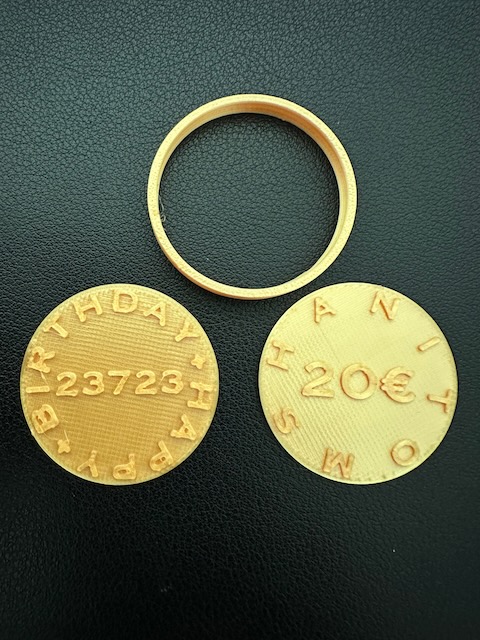 Double sided Coin for Presents by mtominsk | Download free STL model ...