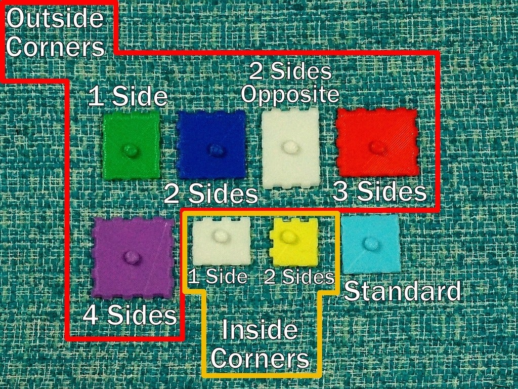 BuckleTiles Master Set, for use with BuckleBoards, the Open Source ...