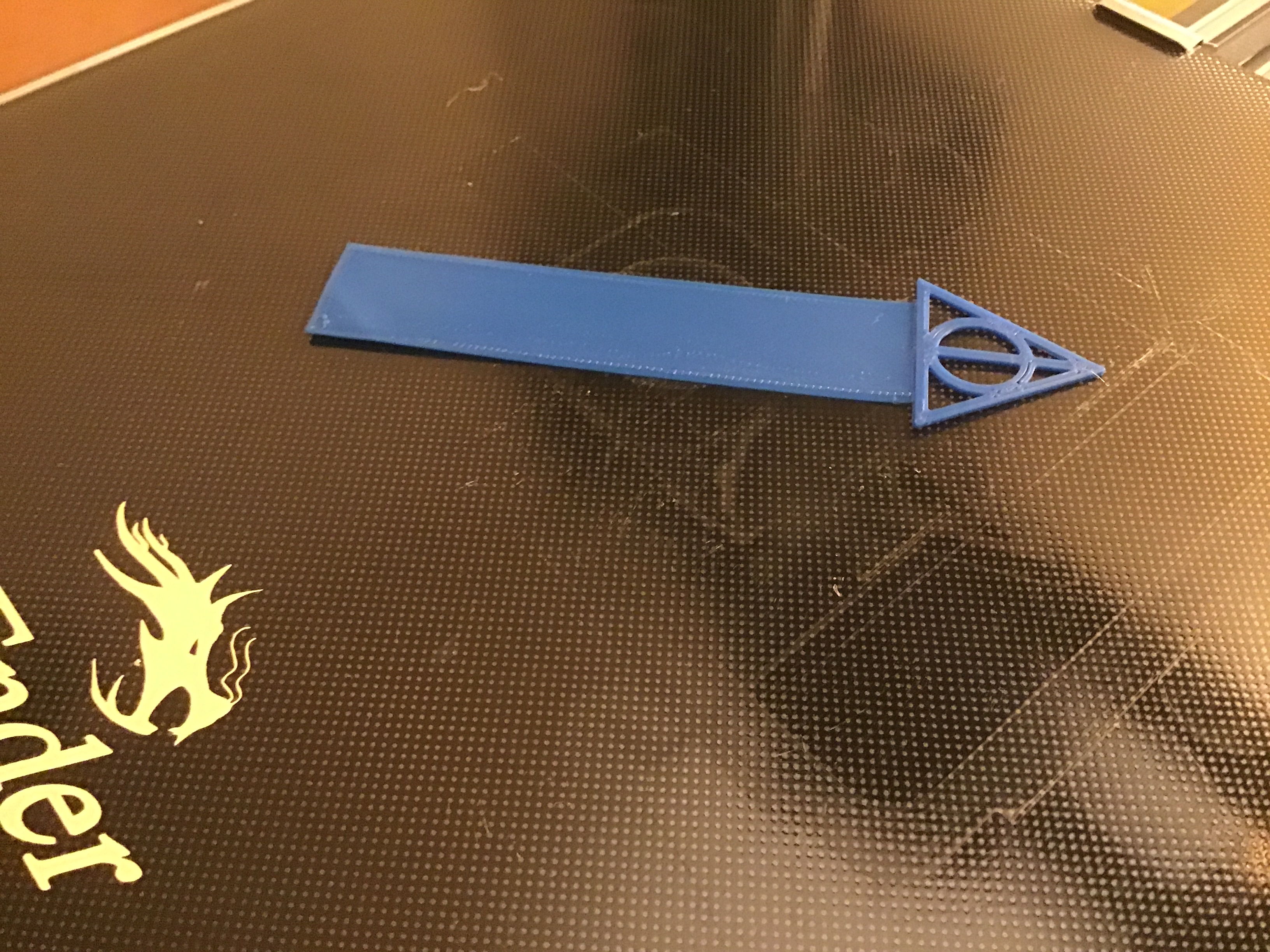 Harry Potter Deathly Hallows Bookmark by Jimmy Ostler | Download free ...