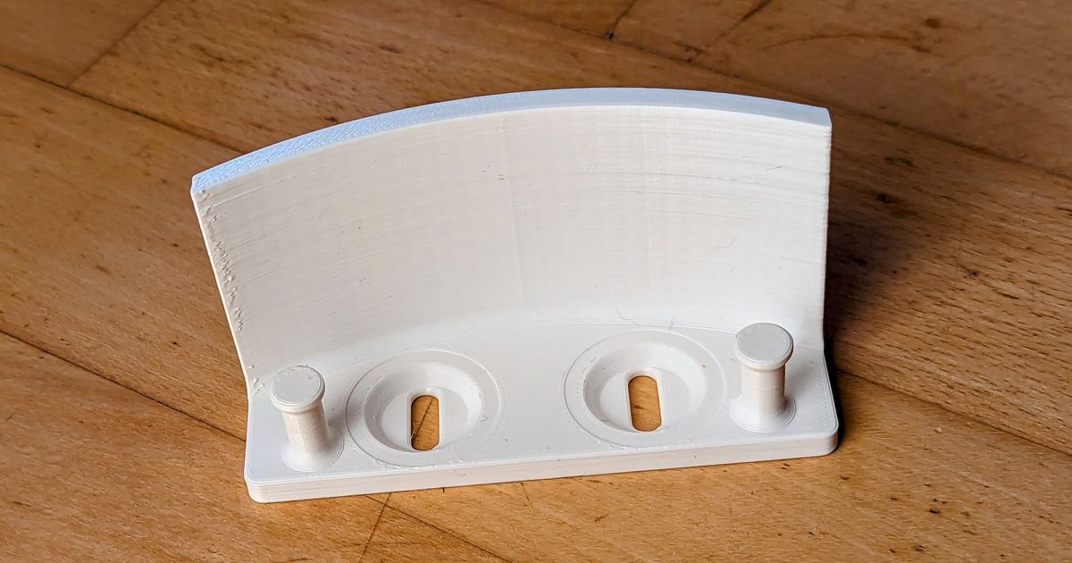 Skadis Headphone Mount with cord wrap for T-Clip mounting system by ...