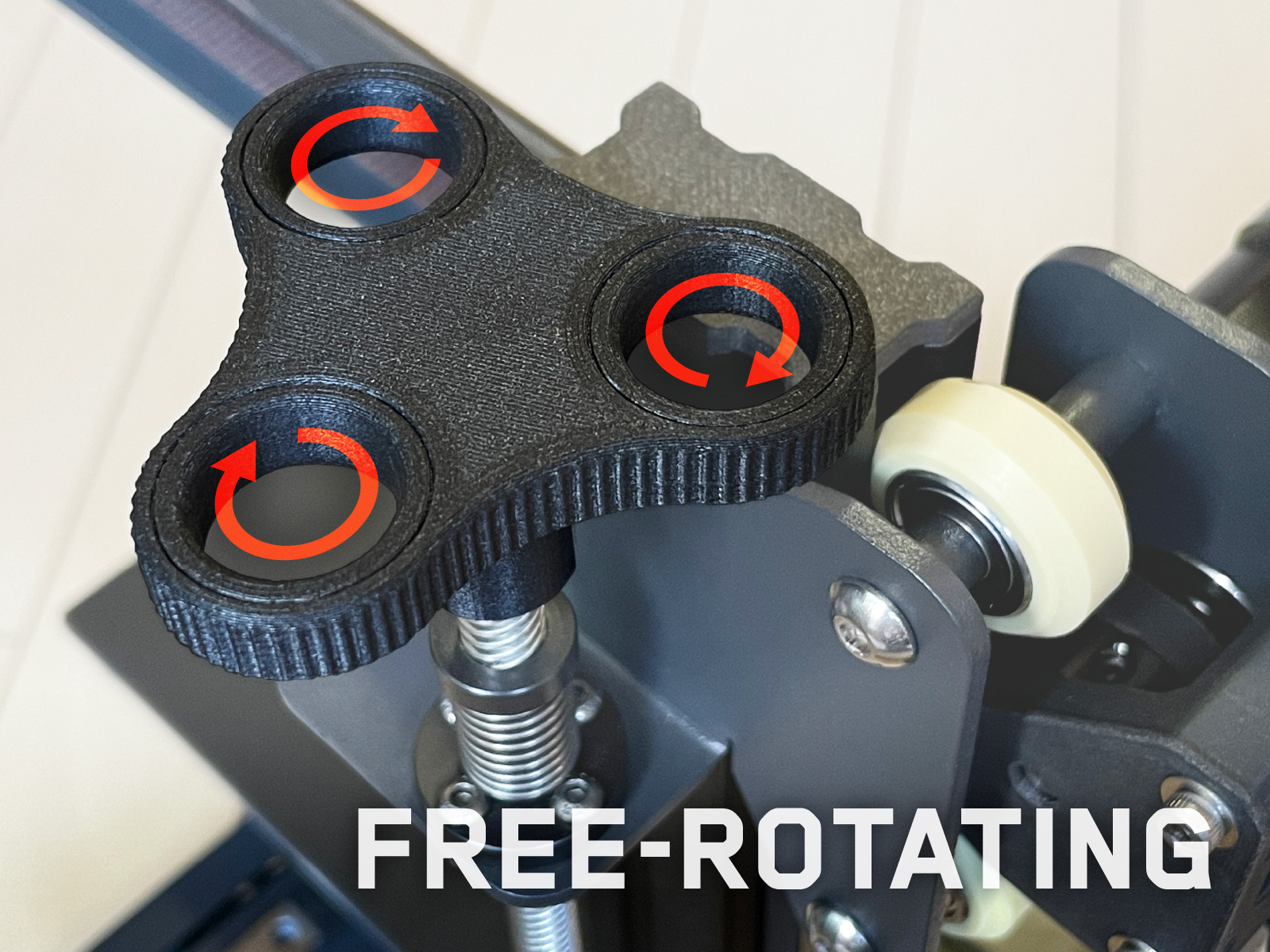 Quick Spin Knob for Lead Screw — KP3S by TrocheHole | Download free STL ...