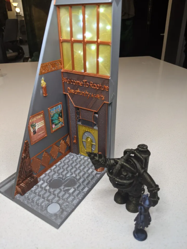 Bioshock Bookshelf Bookend Insert by Fractaly | Download free STL model ...