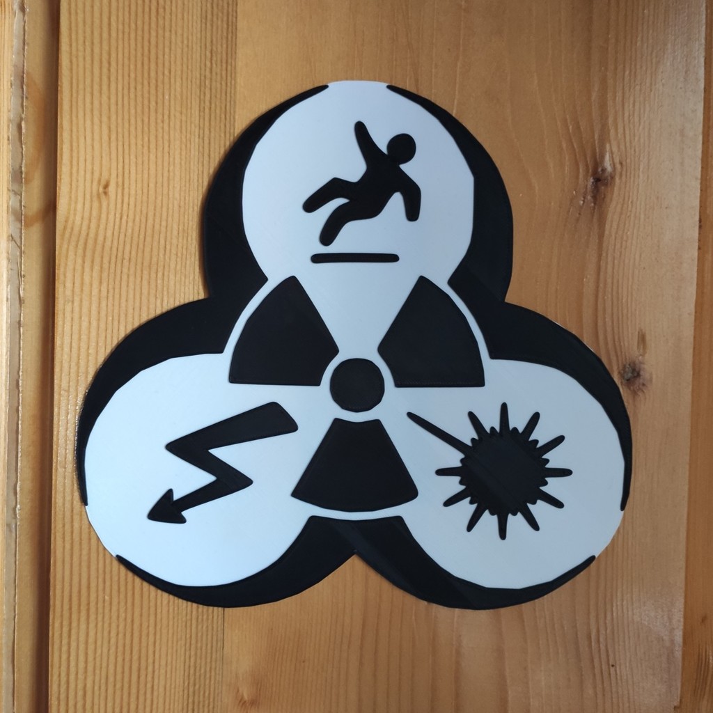Hazard Symbol XKCD by Inobrevi | Download free STL model | Printables.com