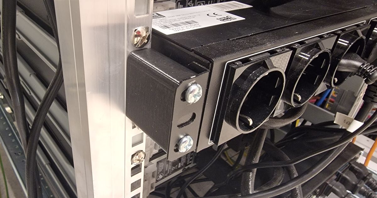 Simple 19inch 1HE rack standoff 4cm by ScorpionSting | Download free ...