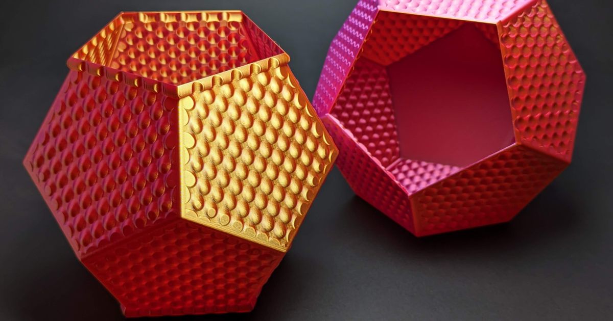 Punctuated Dodecahedra (vase mode!) by Clockspring | Printables Store