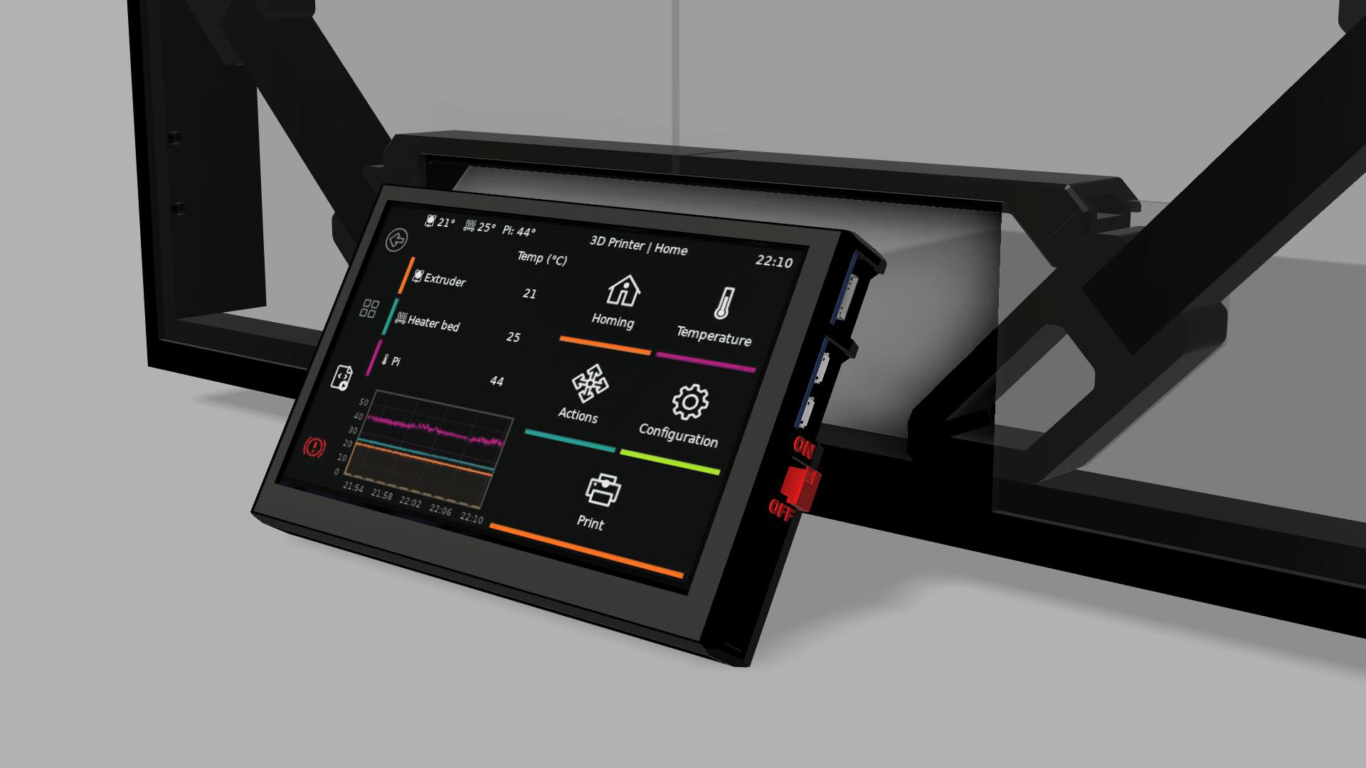 7" touch screen case whit 2020 profile support by Aldoale | Download ...