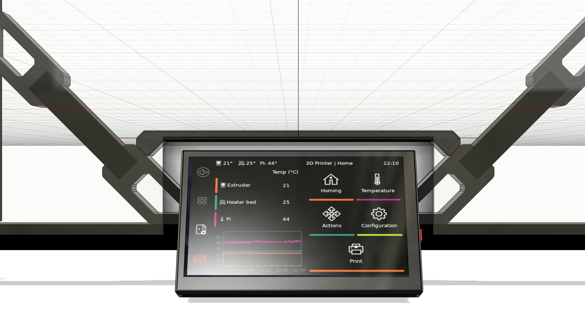 7" touch screen case whit 2020 profile support by Aldoale | Download ...