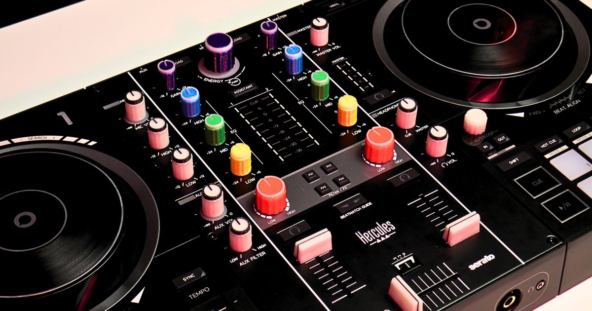 DJControl Inpulse 500 Knobs, Faders and Encoders by Hercules | Download ...