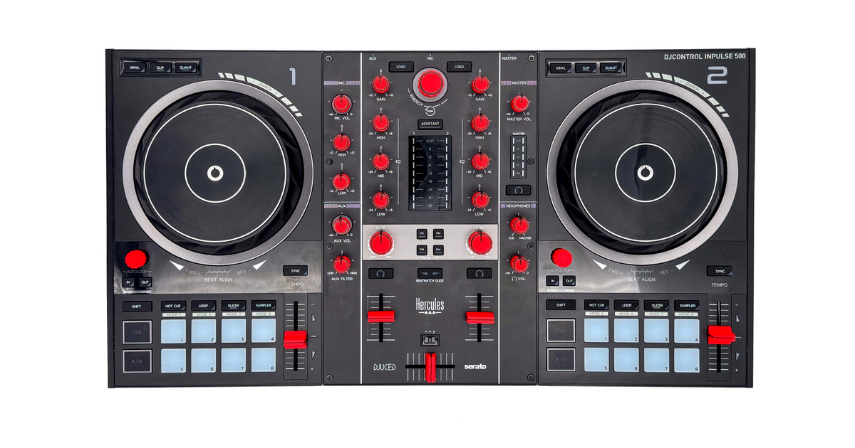 DJControl Inpulse 500 Knobs, Faders and Encoders by Hercules | Download ...