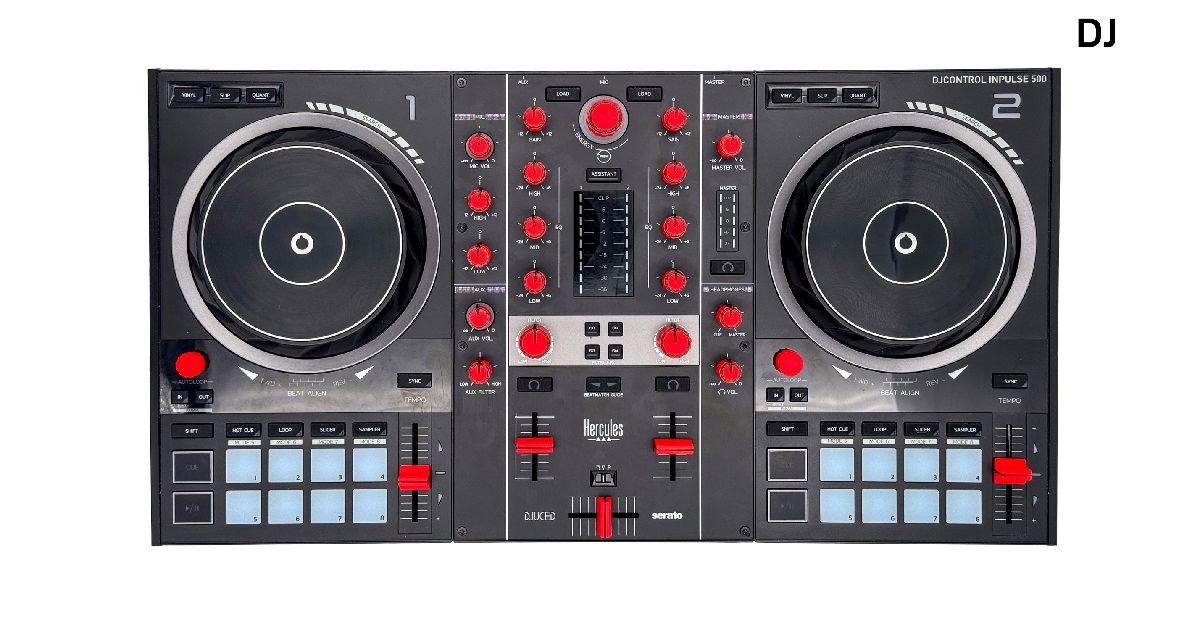 DJControl Inpulse 500 Knobs, Faders and Encoders by Hercules | Download ...