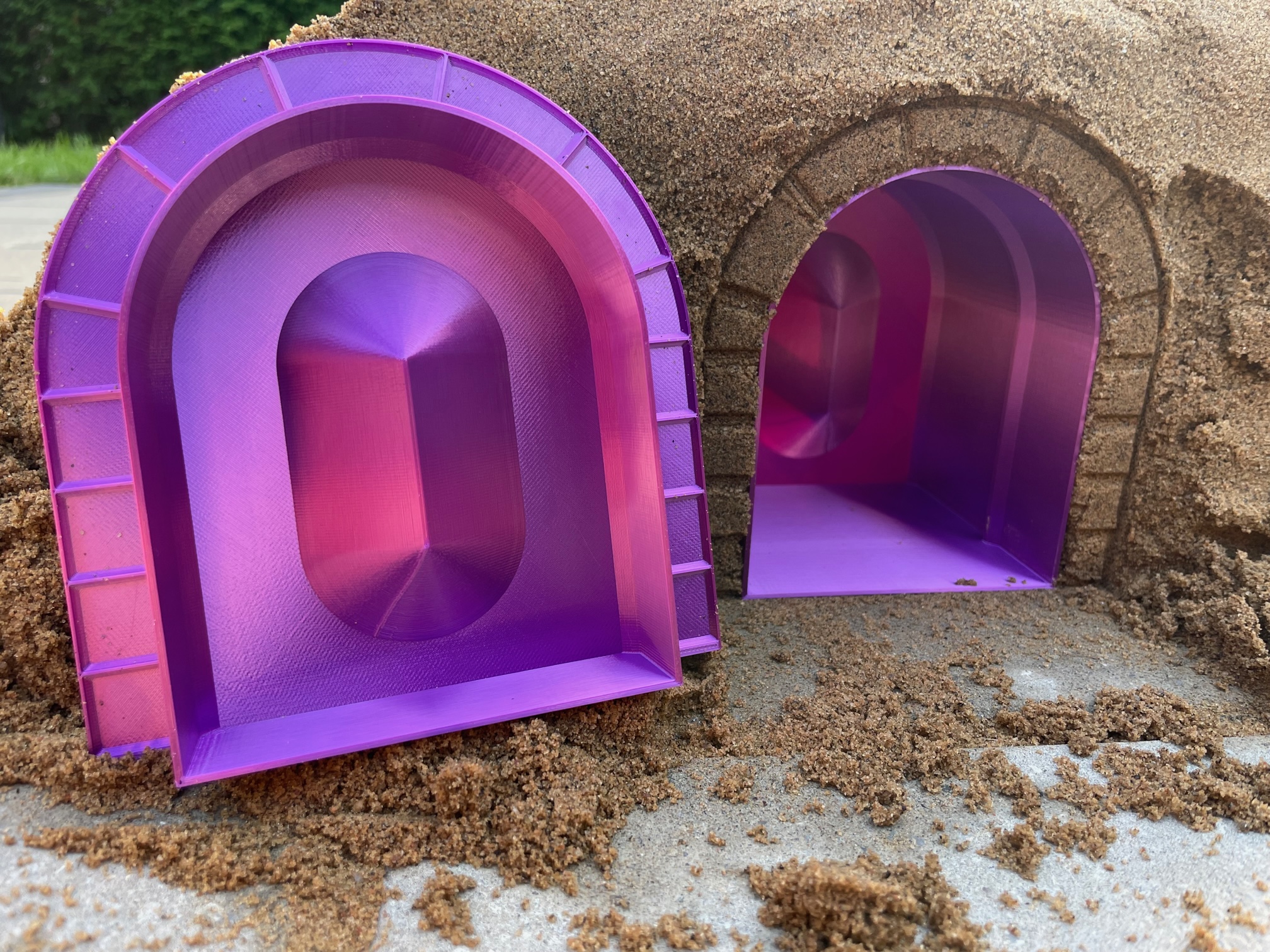 Sand Castle Gate/Arch/tunnel Form by Miguel M. | Download free STL ...