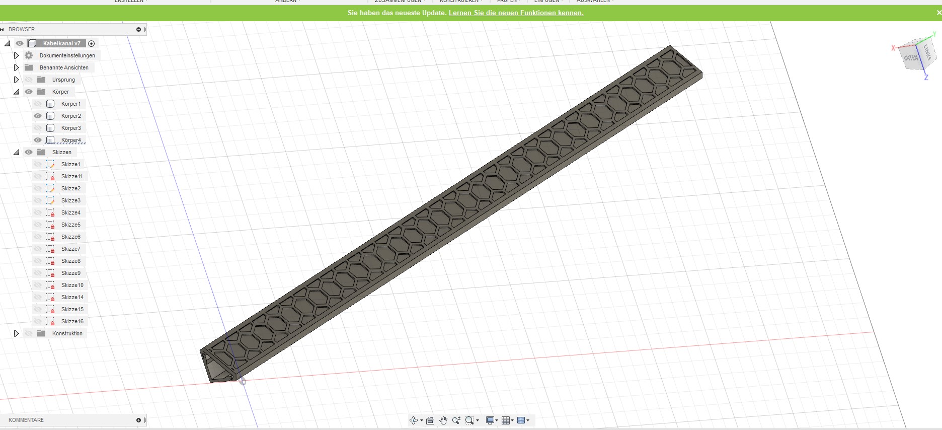 Triangle Cable Duct by butch708 | Download free STL model | Printables.com