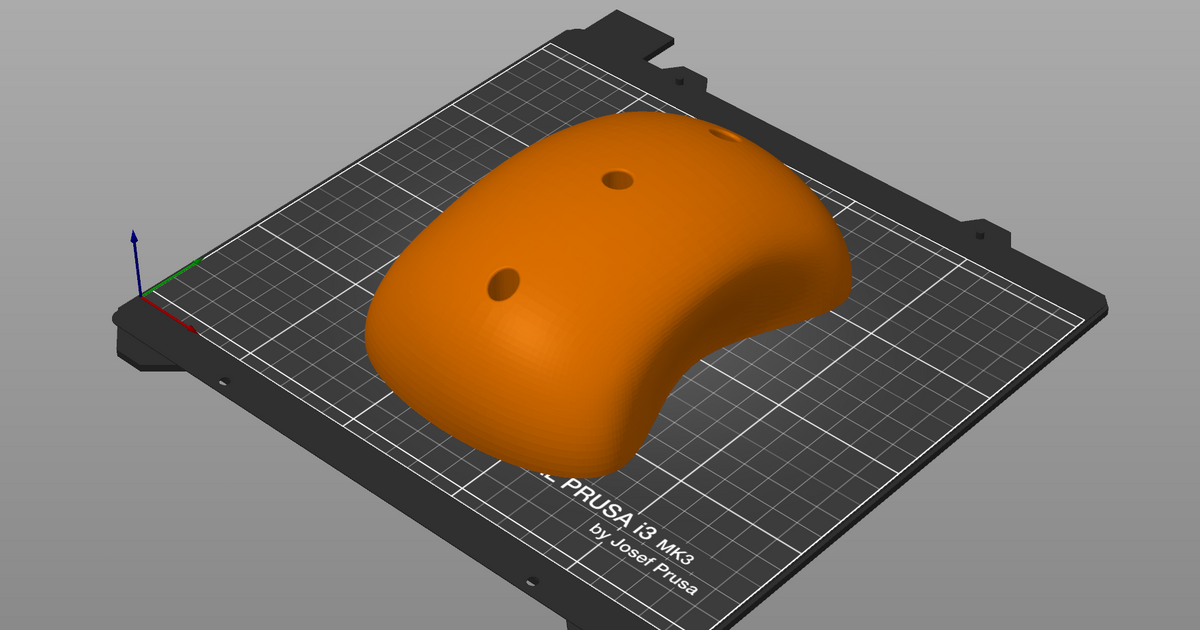 Rock Climbing / Bouldering Hold - Slopey Pinch by Cole W | Download ...