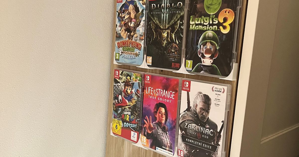 Epic Switch Games Wall Display by archorux | Download free STL model ...