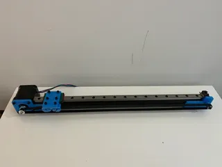 belt driven Linear Stage actuator with linear rail by jamie xu ...