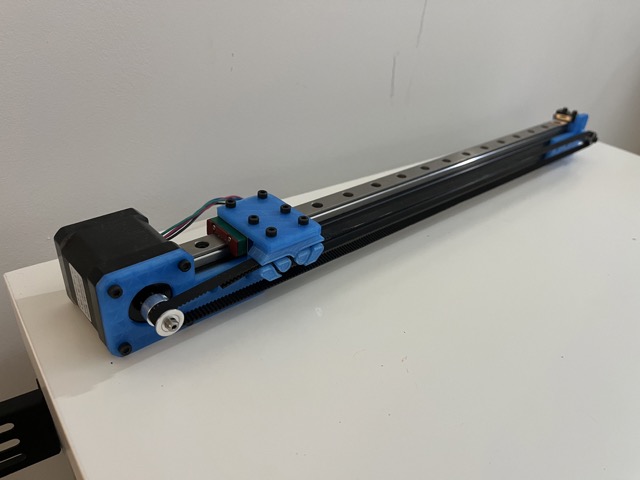 belt driven Linear Stage actuator with linear rail by jamie xu ...