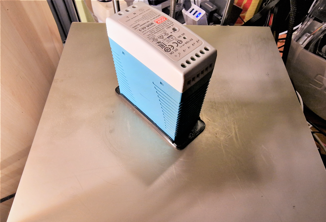 DIN rail Mount for power supply, Customizable by Hans | Download free ...