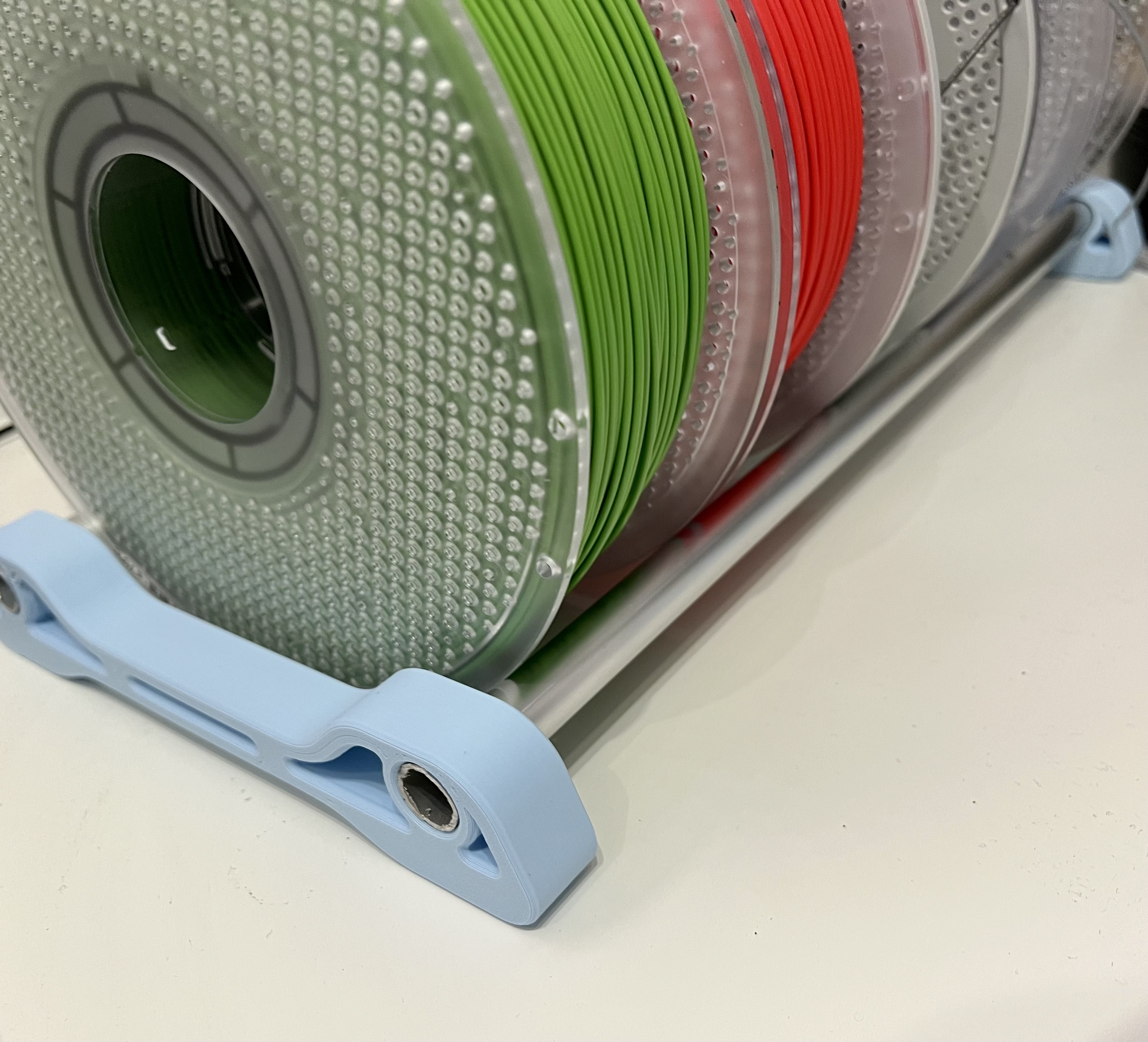 Filament Roll Holder + update by XanderBaer | Download free STL model ...