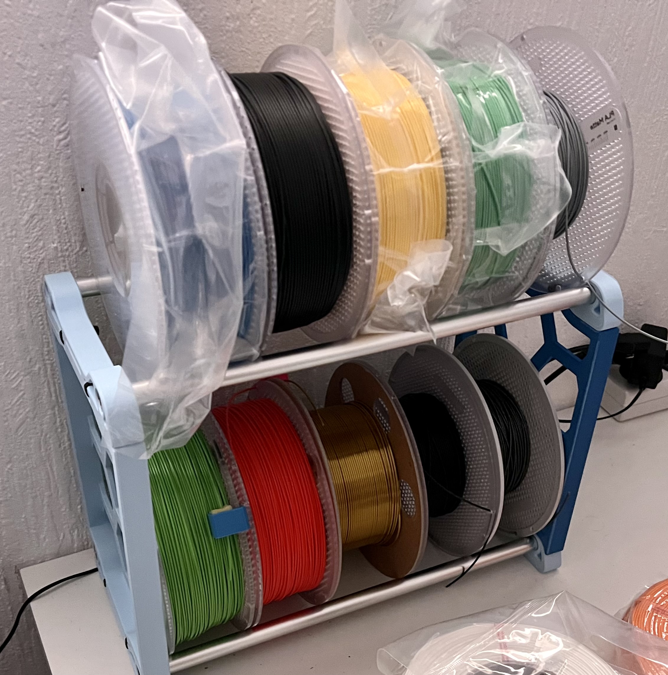 Filament Roll Holder + update by XanderBaer | Download free STL model ...