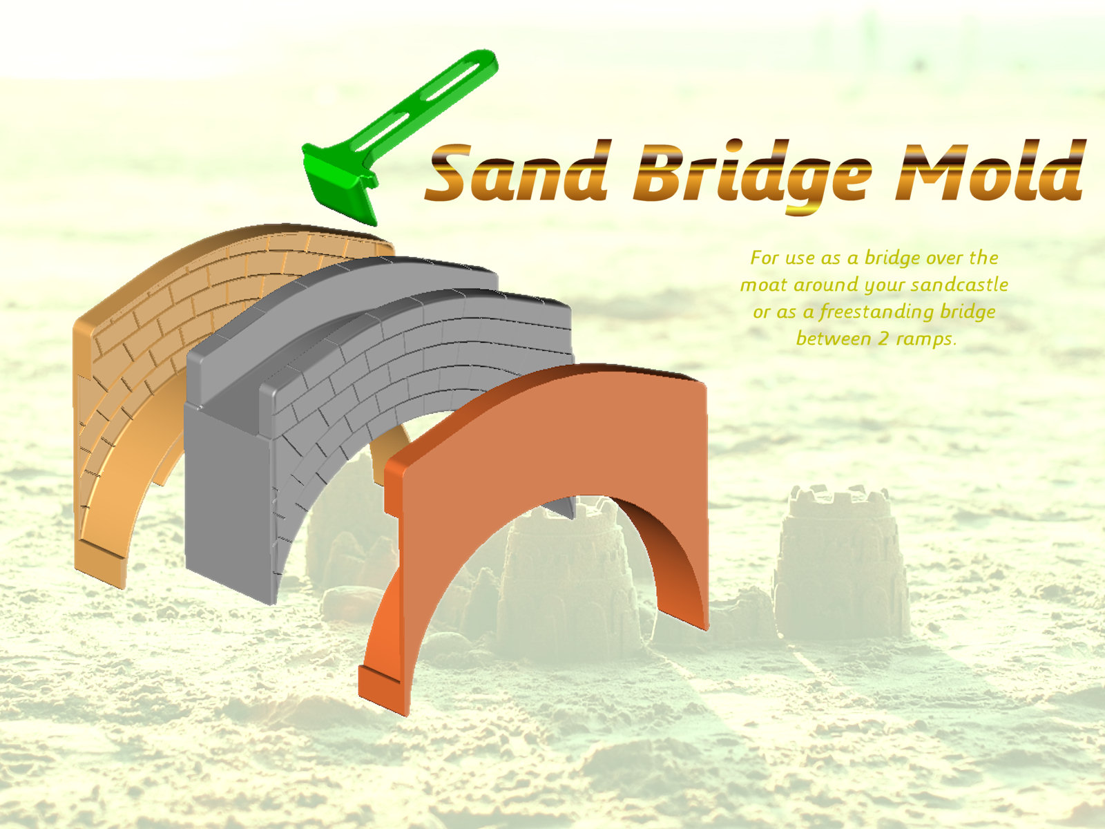 Sand Bridge Mould by Wim V | Download free STL model | Printables.com