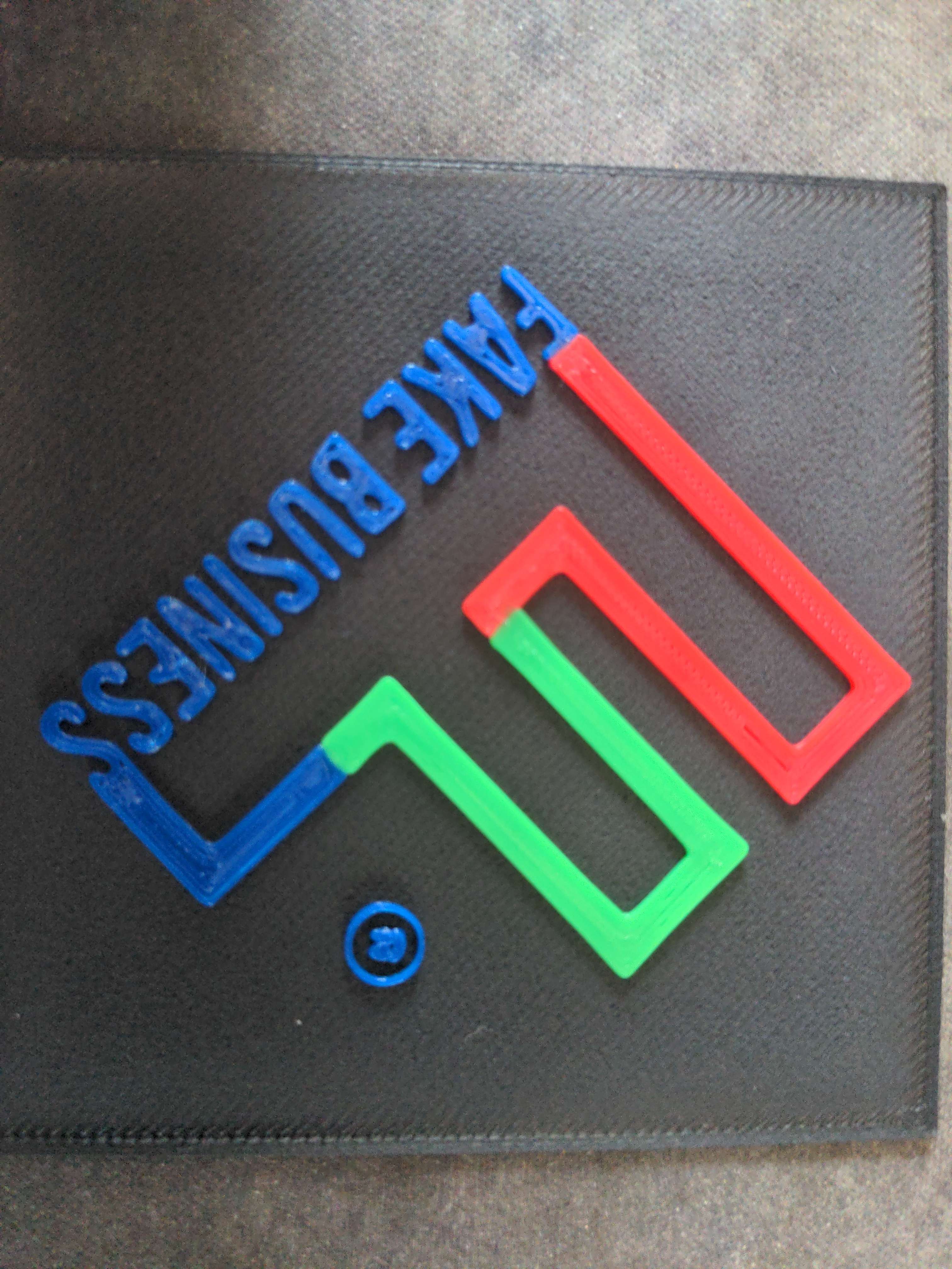 Fake Business Logo by PomegranateDaddy | Download free STL model ...