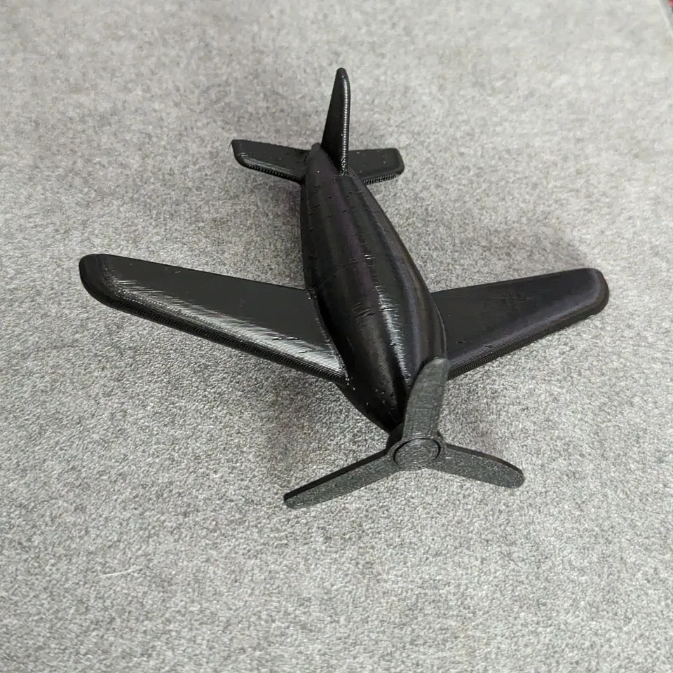 Print In Place Propeller Airplane by steamtronics | Download free STL ...