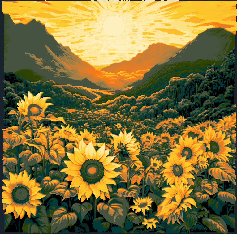 Hue Forge Sunflowers by Shortstuff | Download free STL model ...