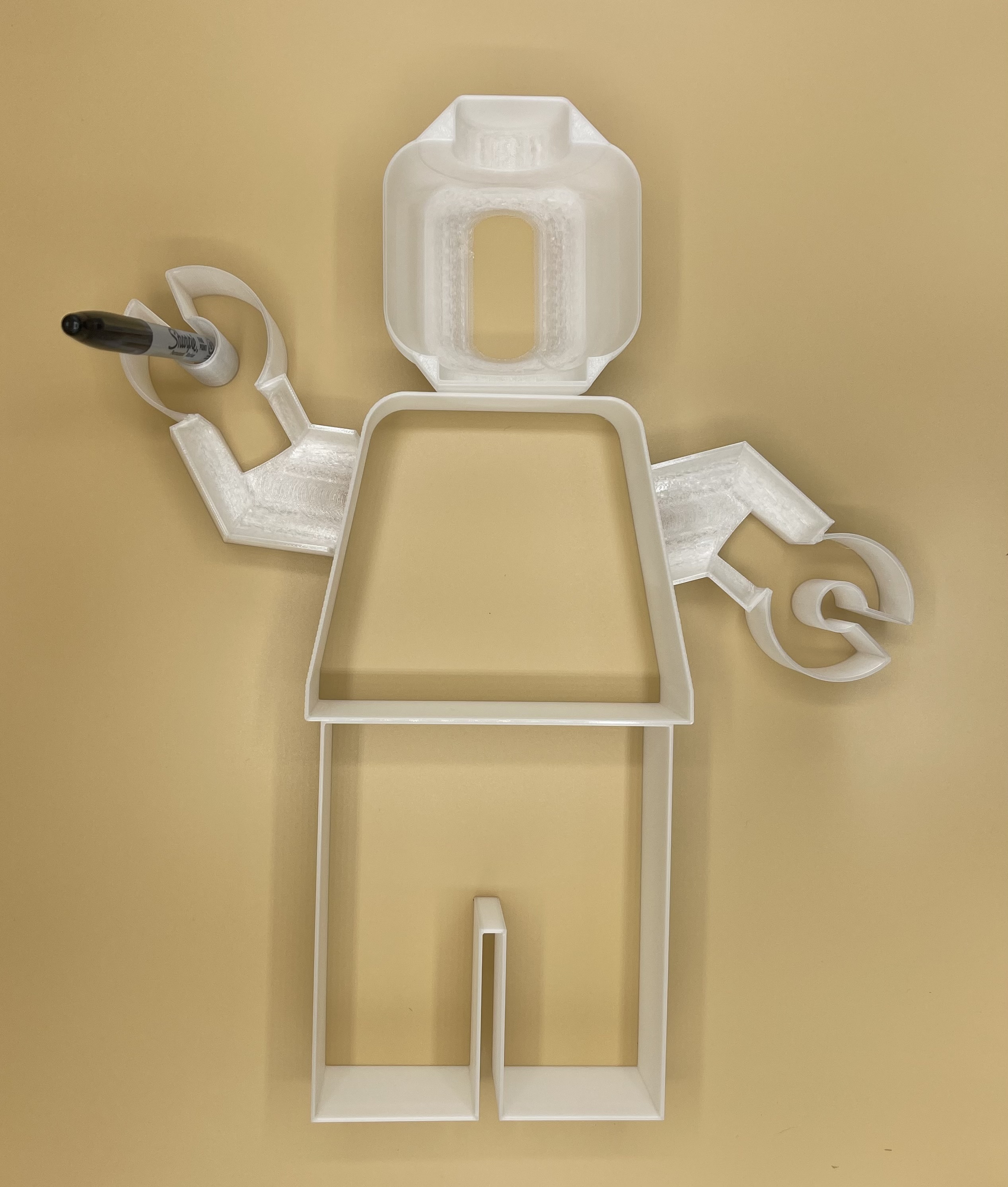 "Block Man" Sand Mold 16" (40 cm) tall by Jose R | Download free STL ...