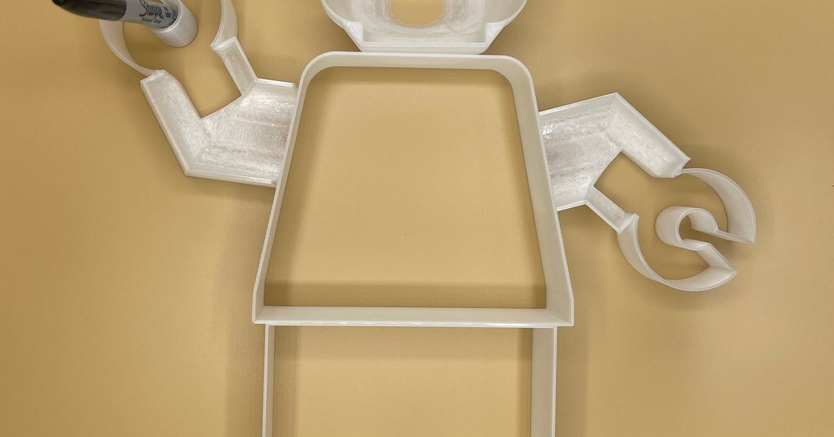 "Block Man" Sand Mold 16" (40 cm) tall by Jose R | Download free STL ...