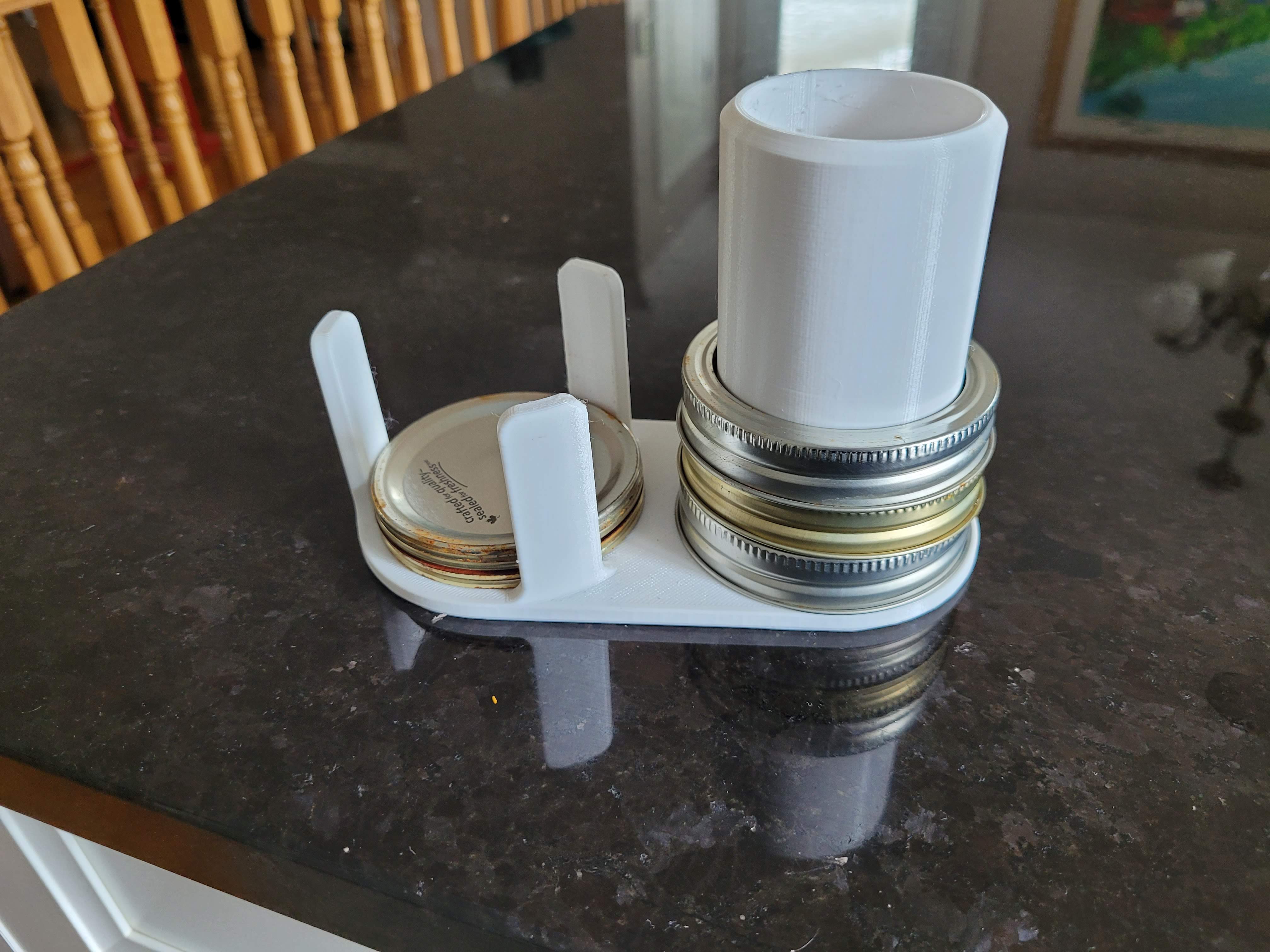 Mason Jar cover holder by PA3DPrints | Download free STL model ...