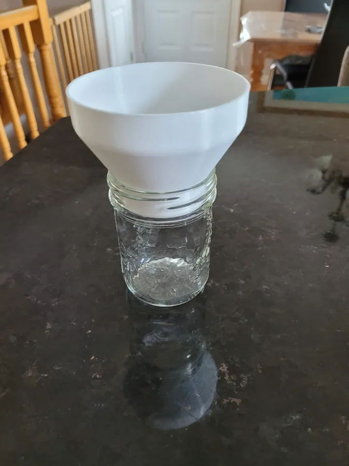 Mason Jar Funnel by PA3DPrints | Download free STL model | Printables.com