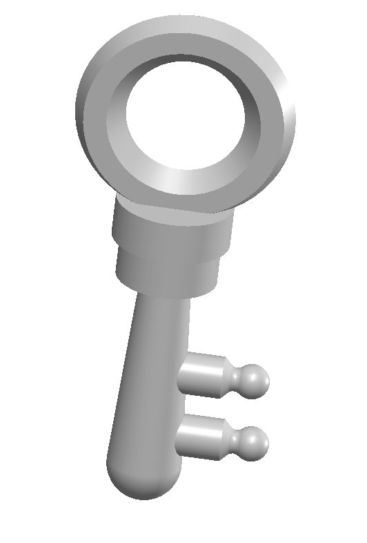LoZ Phantom Hourglass Small Key by Howler117 | Download free STL model ...