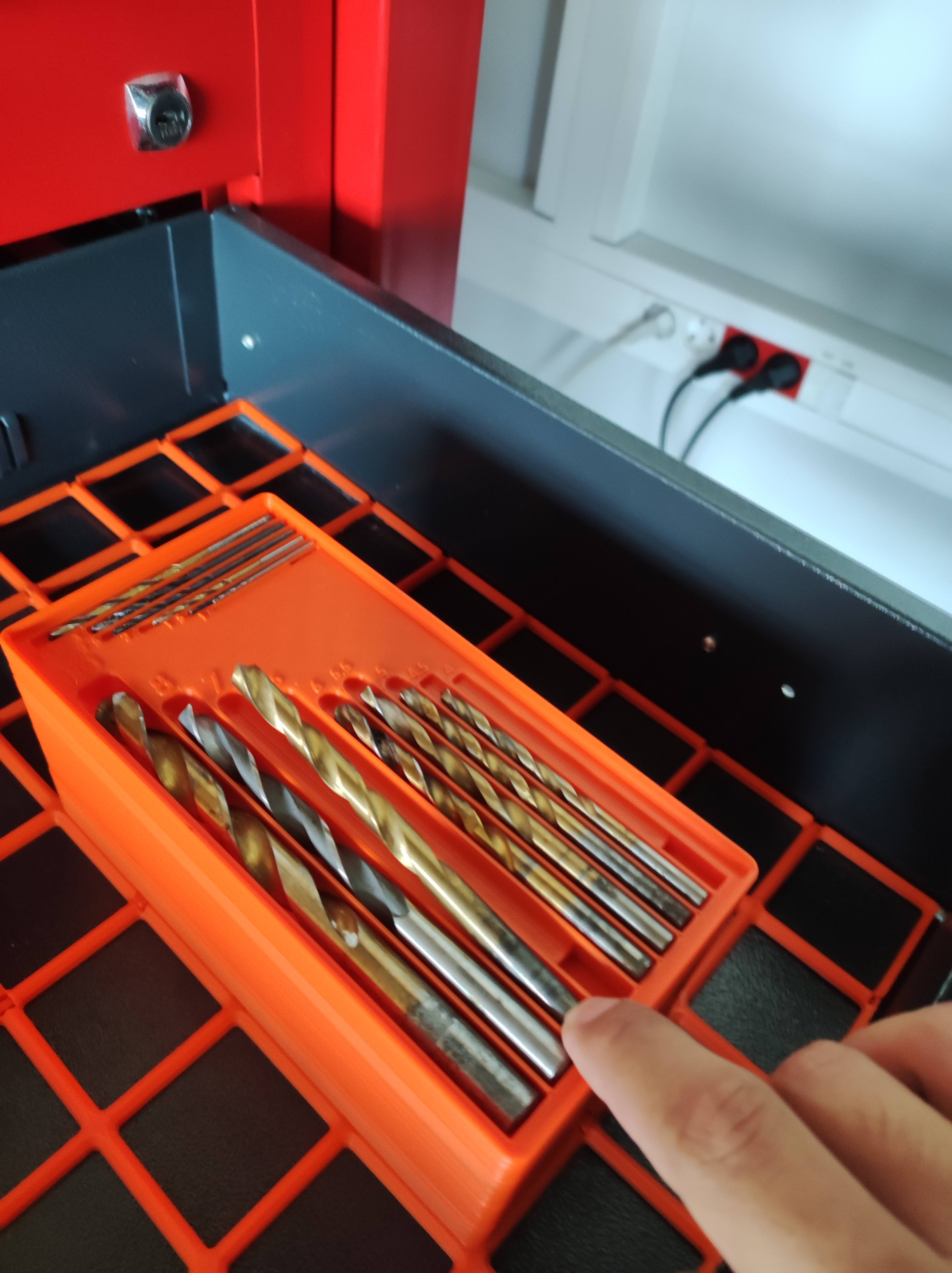 Gridfinity Drill Bit Holder by BerkhanB | Download free STL model ...