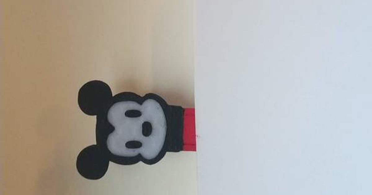Mickey Bookmark! by Ananords | Download free STL model | Printables.com