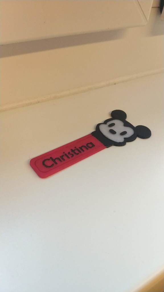 Mickey Bookmark! by Ananords | Download free STL model | Printables.com
