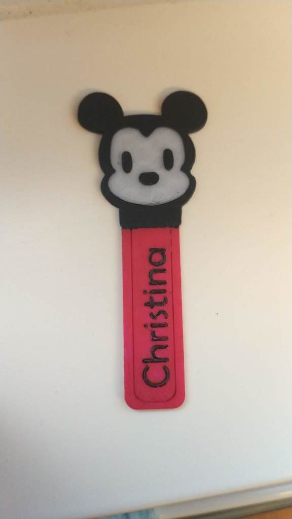 Mickey Bookmark! by Ananords | Download free STL model | Printables.com