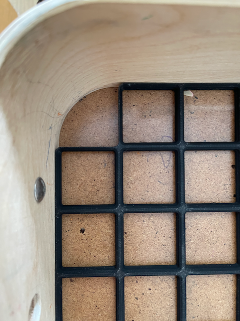 Gridfinity push together baseplates remix with 1 corner removed ...