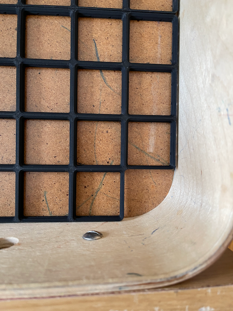 Gridfinity push together baseplates remix with 1 corner removed ...