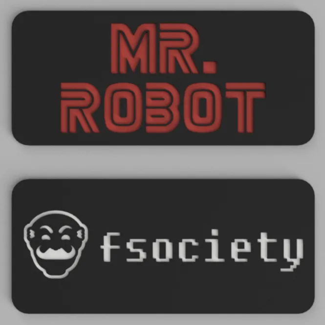 Litho Lamp Mr. Robot / fsociety by kGabriel | Download free STL model | Printables.com
