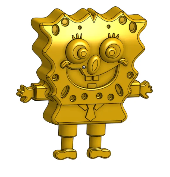 Spongebob sand mould by Pete Jensen | Download free STL model ...